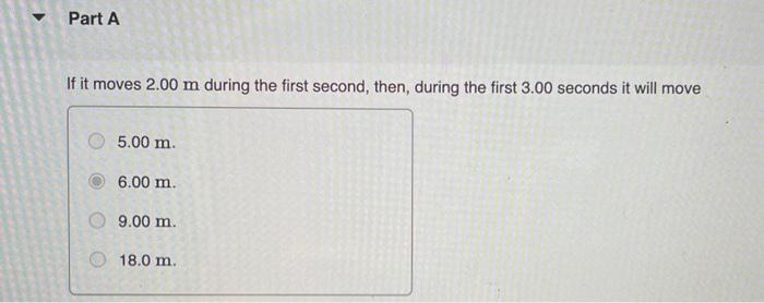 Solved If it moves 200 m daring the Srul second, then, | Chegg.com