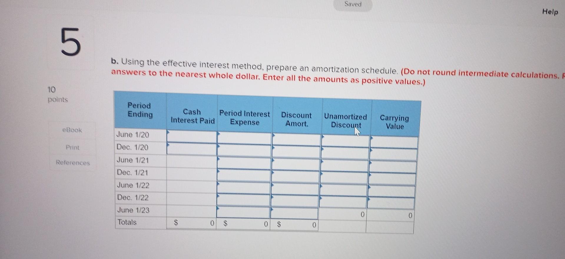 Solved Saved Help Save & E Chec On June 1, 2020, JetCom | Chegg.com