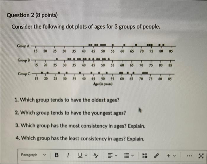 Solved Question 2 (8 points) Consider the following dot | Chegg.com