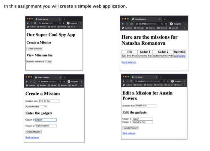 Solved - You should create a Spring Boot application with | Chegg.com