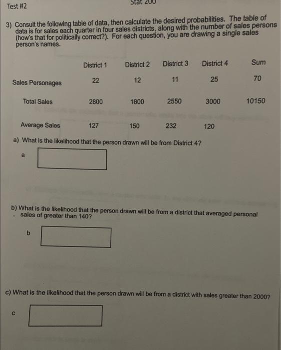 Solved 3) Consult the following table of data, then | Chegg.com