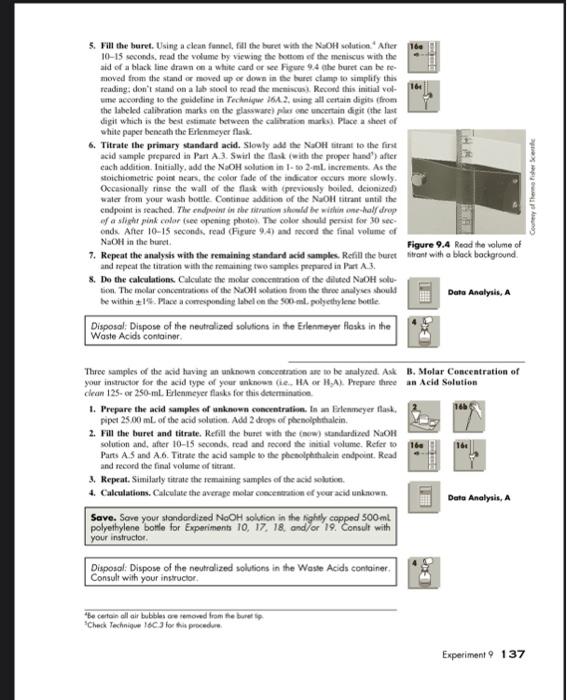 Solved Experiment 9 Prelaboratory Assignment A Volumetric
