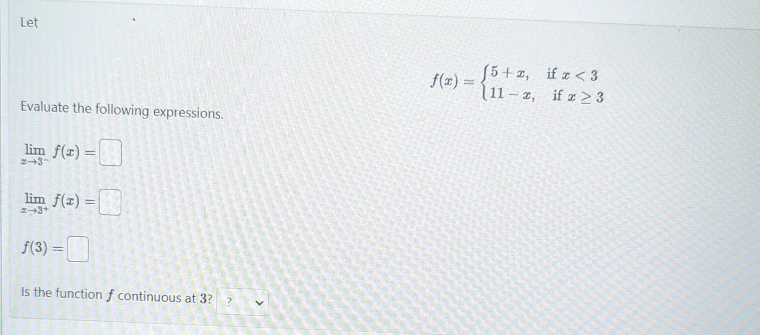 Solved Letf(x)={5+x, if x