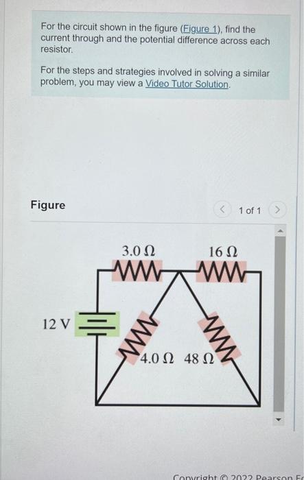 Solved For the circuit shown in the figure (Figure 1), find | Chegg.com