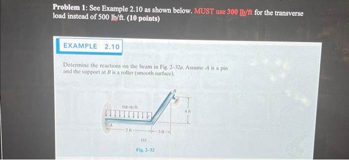 Solved Problem 1: See Example 2.10 as shown below. MUST use | Chegg.com