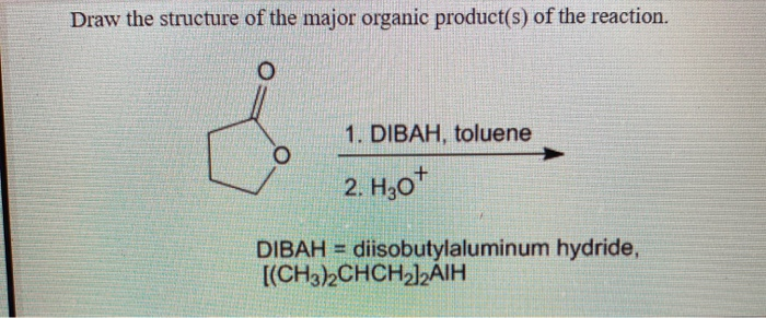 Solved Draw the structure of the major organic product(s) of | Chegg.com