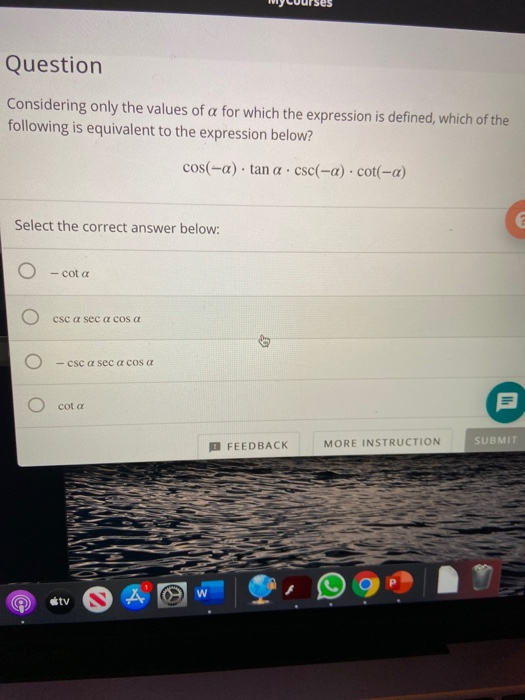 Solved Question Considering only the values of a for which | Chegg.com