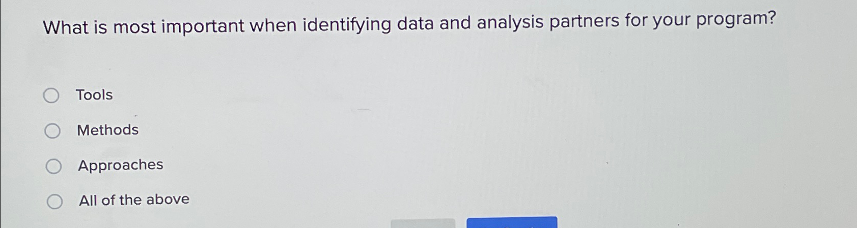 Solved What is most important when identifying data and | Chegg.com