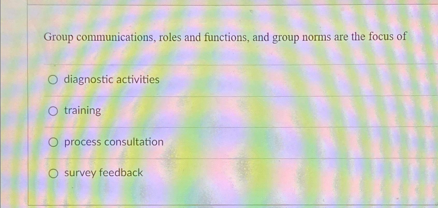 Solved Group communications, roles and functions, and group | Chegg.com