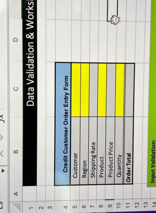 Input Validation: 1. Customers must be on the | Chegg.com