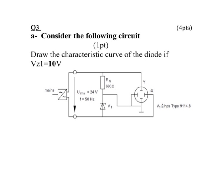 Solved (4pts) Q3 a- Consider the following circuit (1pt) | Chegg.com