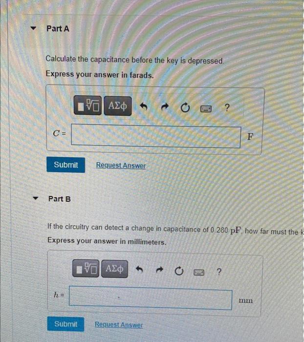 Solved In one type of computer keyboard, each key holds a | Chegg.com