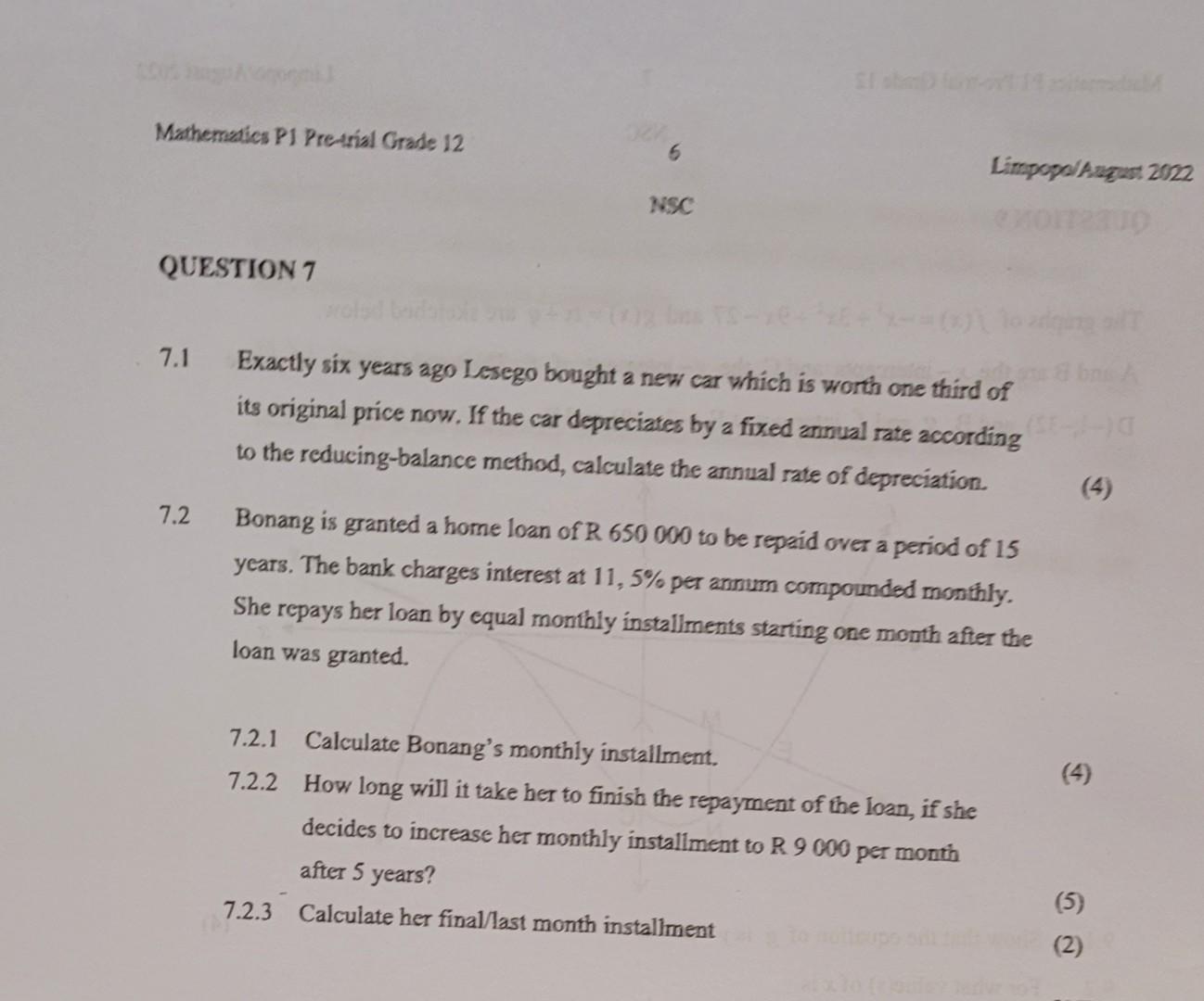 Solved to the reducing-balance method, calculate the annual | Chegg.com