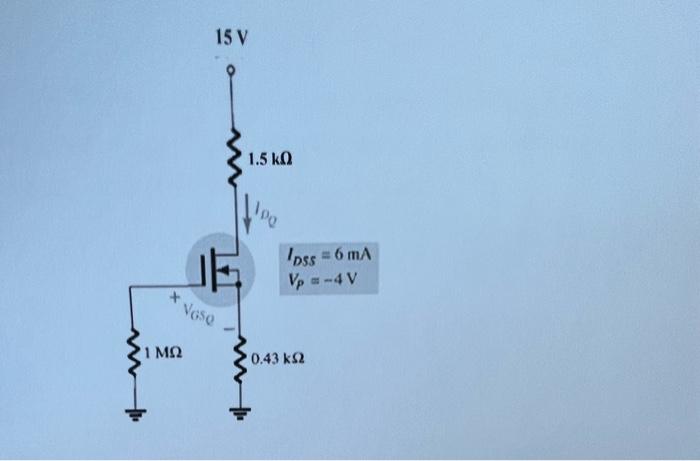 Solved Design a voltage-divider bias network using a | Chegg.com