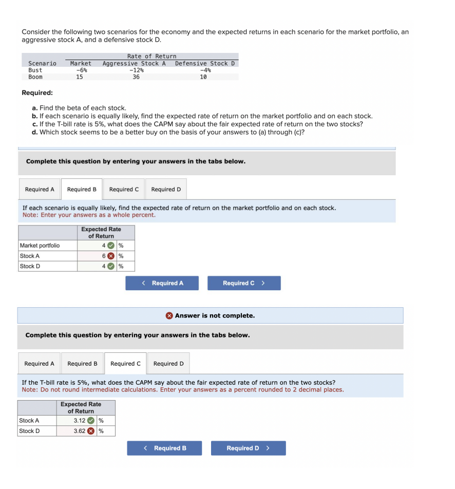 Solved Consider the following two scenarios for the economy | Chegg.com
