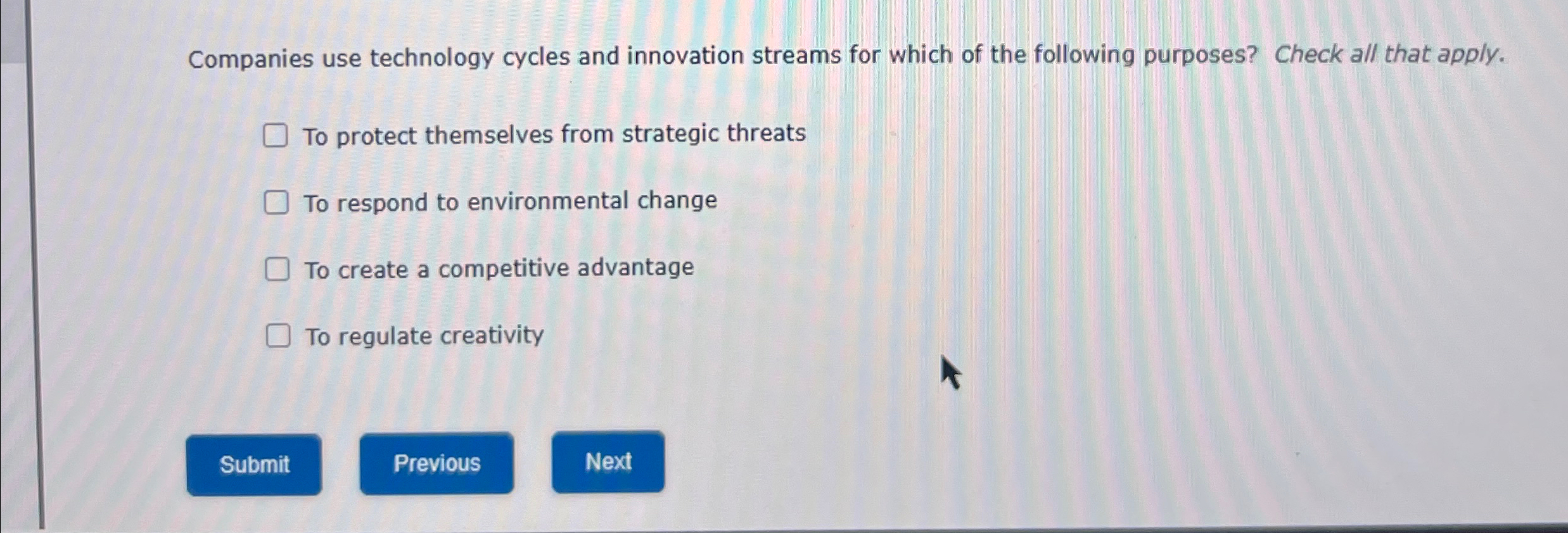 Solved Companies use technology cycles and innovation | Chegg.com