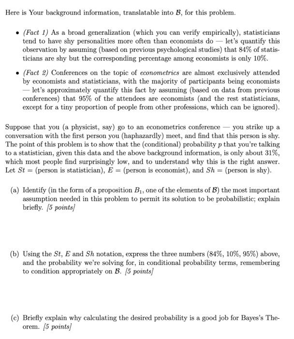 Here is Your background information, translatable | Chegg.com