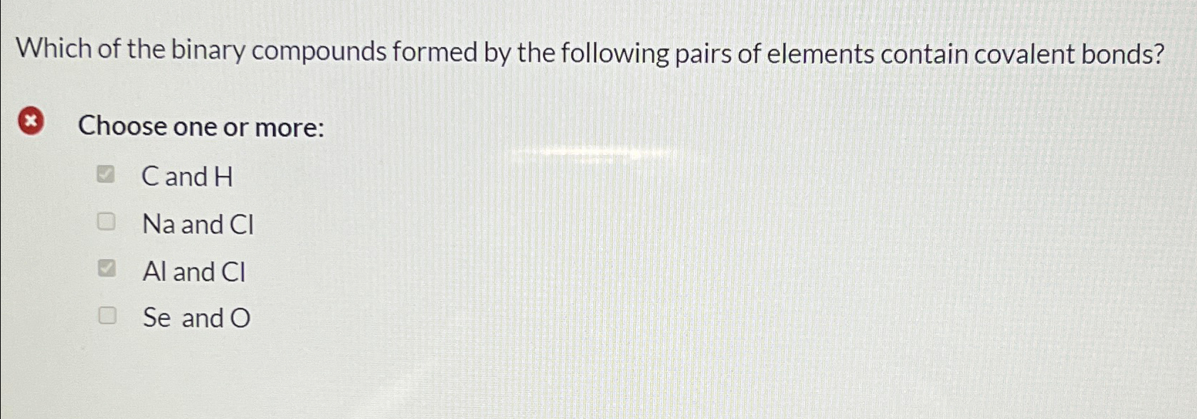 Solved Which of the binary compounds formed by the following | Chegg.com