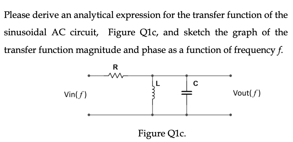 Solved Please derive an analytical expression for the | Chegg.com