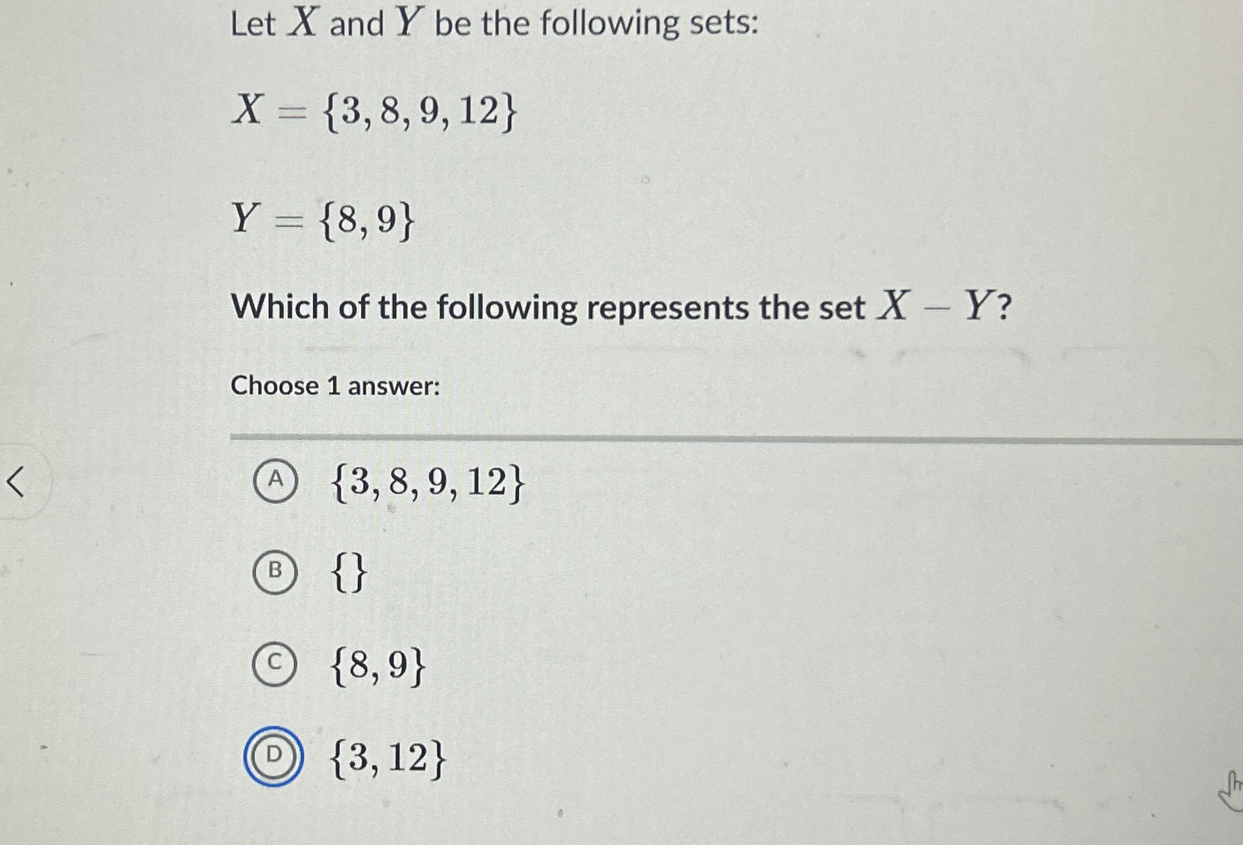 Solved Let x ﻿and Y ﻿be the following | Chegg.com