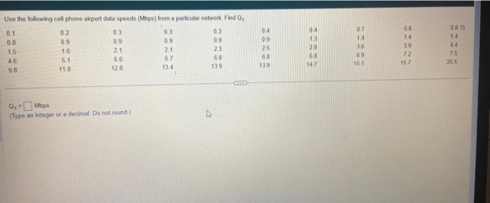 Solved Q1= Maps (Typer an integer or a decimal. Do not | Chegg.com