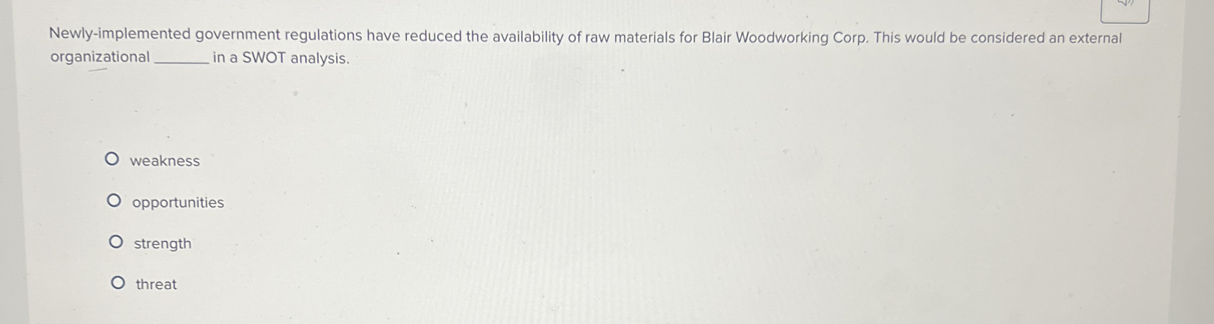 Solved Newly-implemented government regulations have reduced | Chegg.com