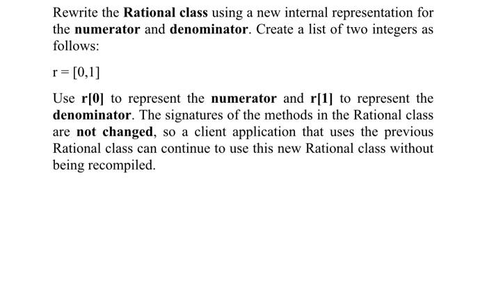 Solved Exercises 1: A rational number has a negative | Chegg.com