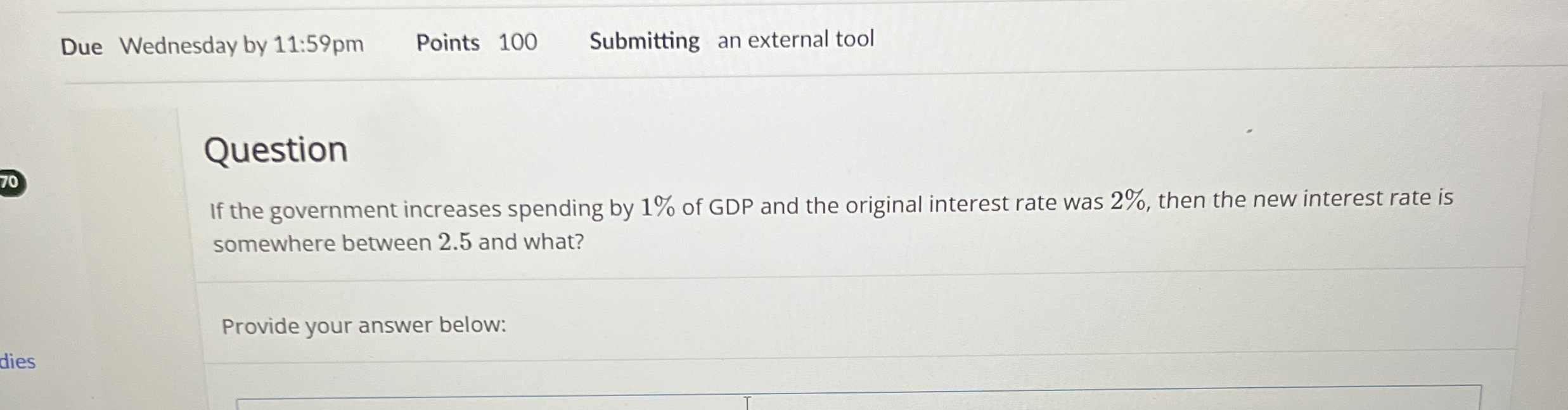 Solved Due Wednesday by 11:59pm Points 100 ﻿Submitting an | Chegg.com