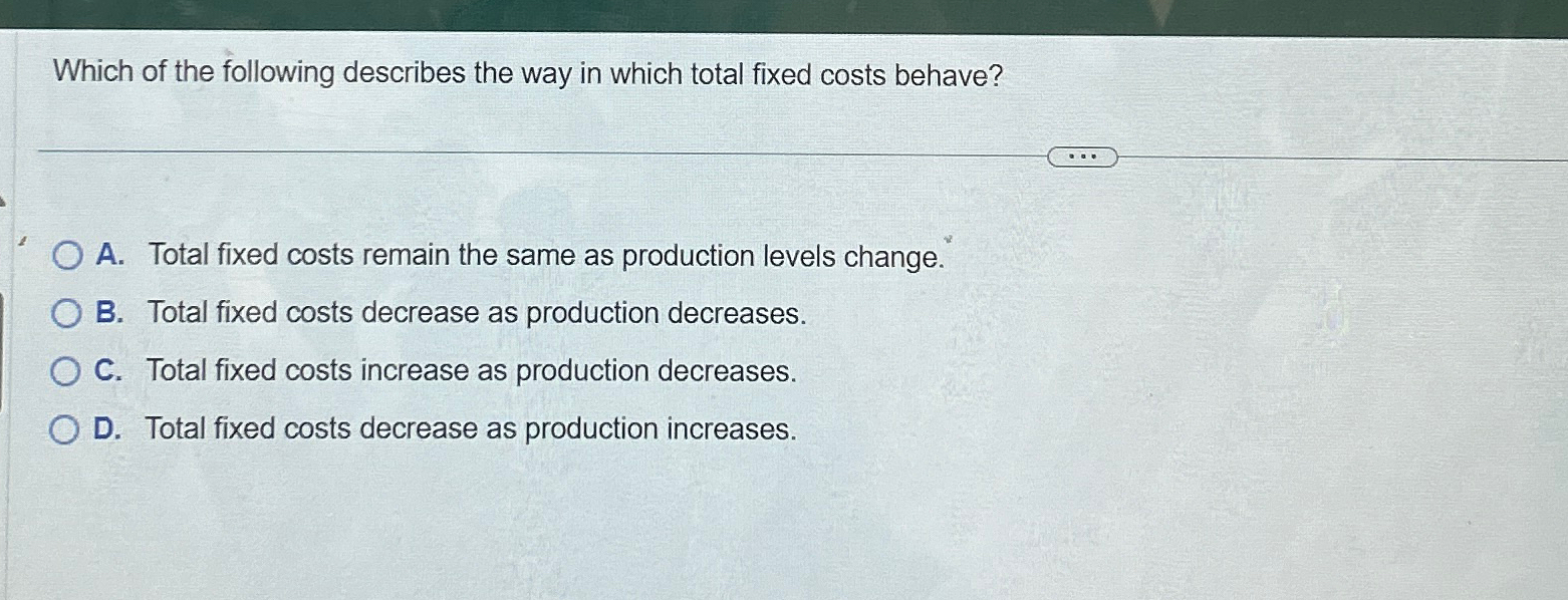 Solved Which of the following describes the way in which | Chegg.com