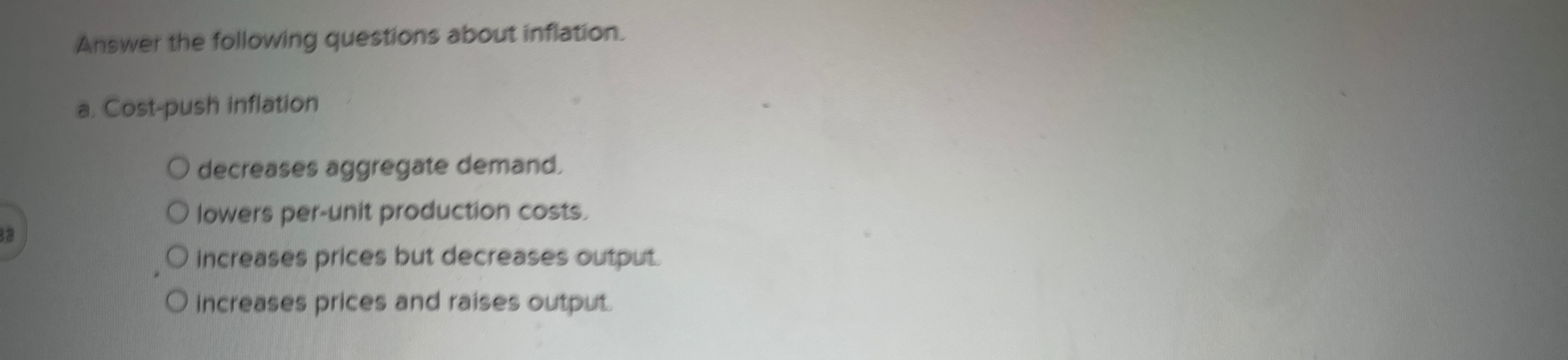 Solved Answer the following questions about inflation.a. | Chegg.com