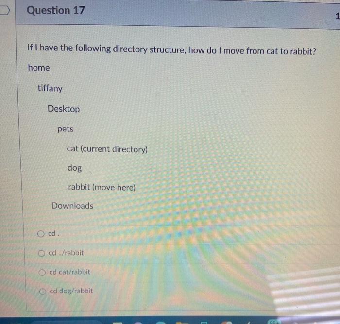 Solved I have the following directory structure, how do I | Chegg.com
