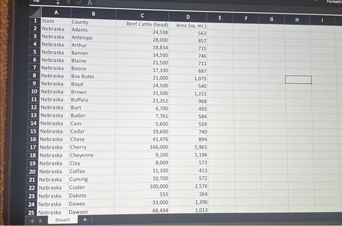 Please help. i included the data and choices for each | Chegg.com
