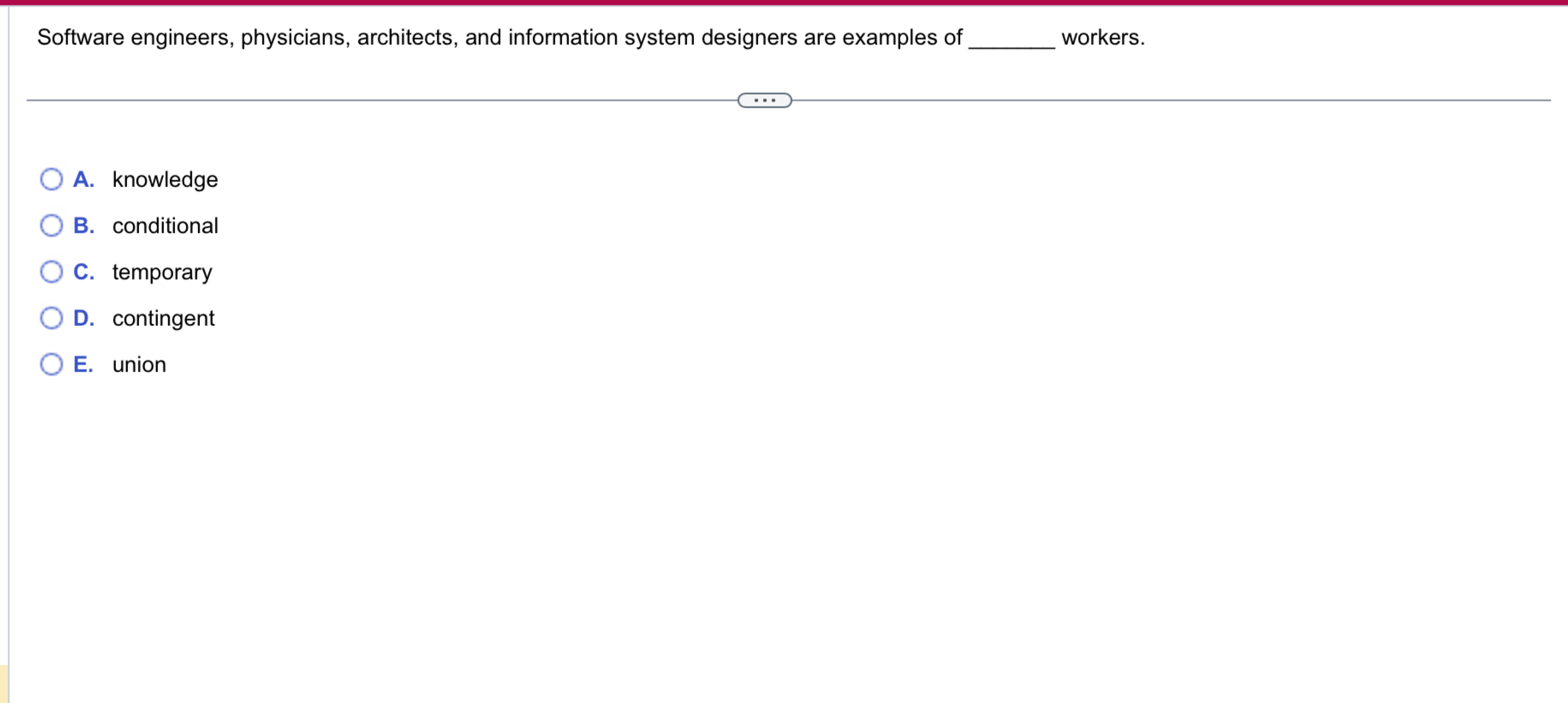 Solved Software engineers, physicians, architects, and | Chegg.com