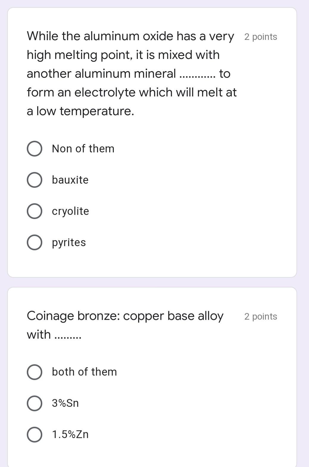 Solved Q3 Select the correct answer for 25 of the following. | Chegg.com