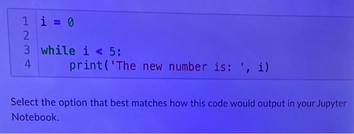Solved What is the output of the following code block? Type | Chegg.com