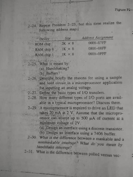 Solved Figure P 2-24. Repeat Problem 2−23, but this time | Chegg.com