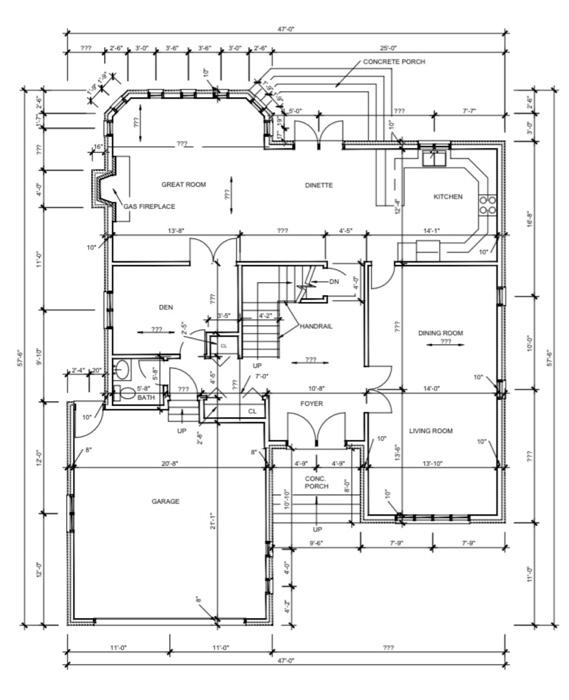 Solved Calculate the following linear feet of footing forms | Chegg.com
