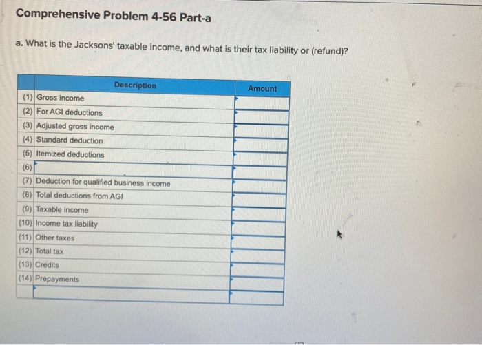 Solved Required information Comprehensive Problem 4-56 (LO | Chegg.com Solved Required information Comprehensive Problem 4-56 (LO | Chegg.com
