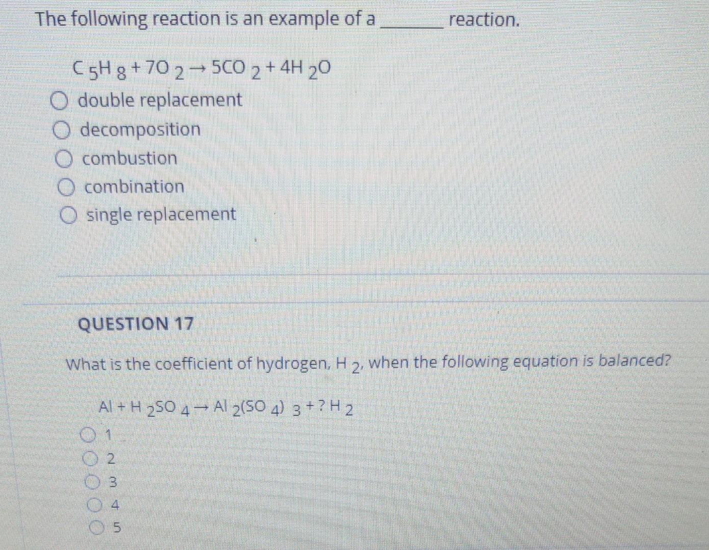 [Solved]: The following reaction is an example of