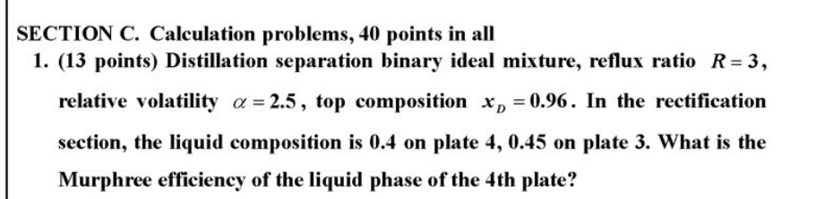 Solved SECTION C. ﻿Calculation problems, 40 ﻿points in | Chegg.com