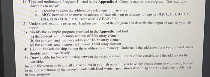Solved In you lab report, fill the table of data tvpe. | Chegg.com