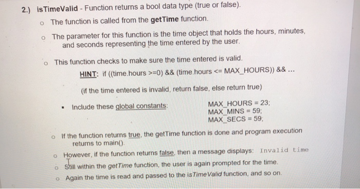 Solved Hw3f Struct Time Write A Program That Prompts