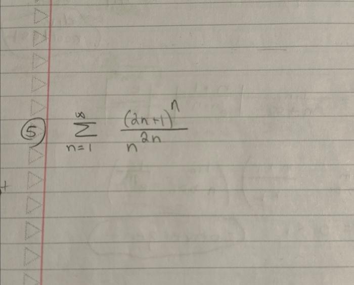 Solved ∑n=1∞n2n(2n+1)n | Chegg.com