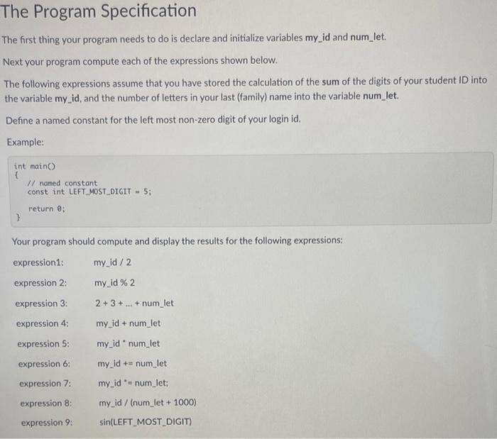 Solved This Is For An Intro C Programming Class Follow 