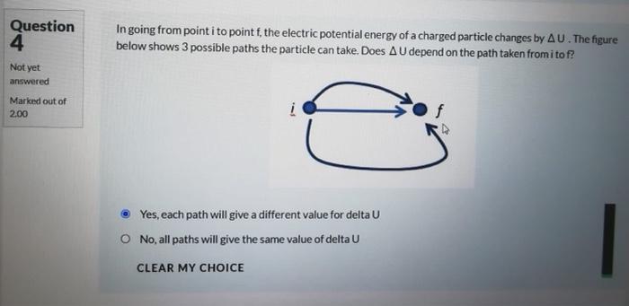 Solved An electric field does work W on a charged particle | Chegg.com