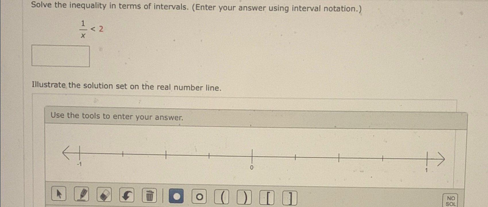 Solved Solve the inequality in terms of intervals. (Enter | Chegg.com