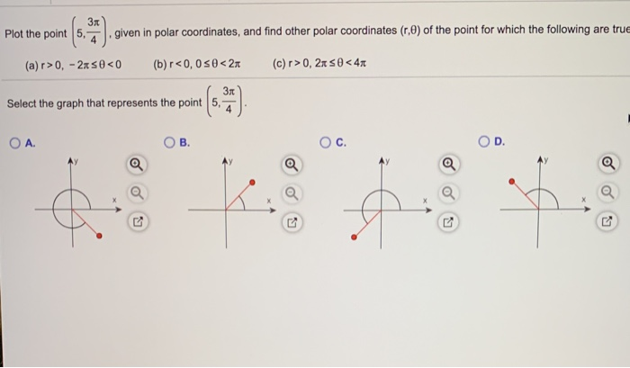 Solved plot the given point and find other polar points for | Chegg.com