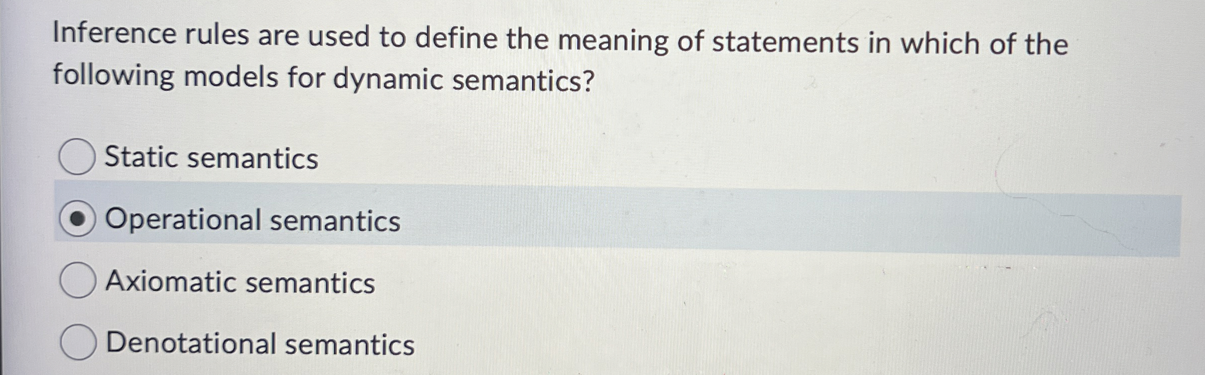 Solved Inference rules are used to define the meaning of | Chegg.com