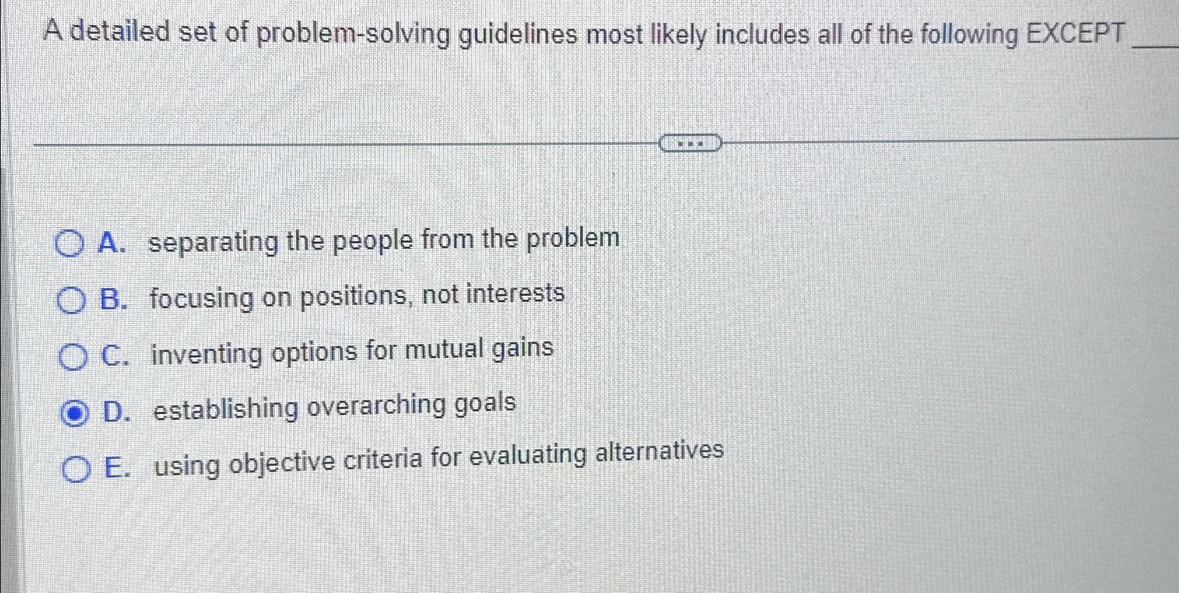 Solved A detailed set of problem-solving guidelines most | Chegg.com