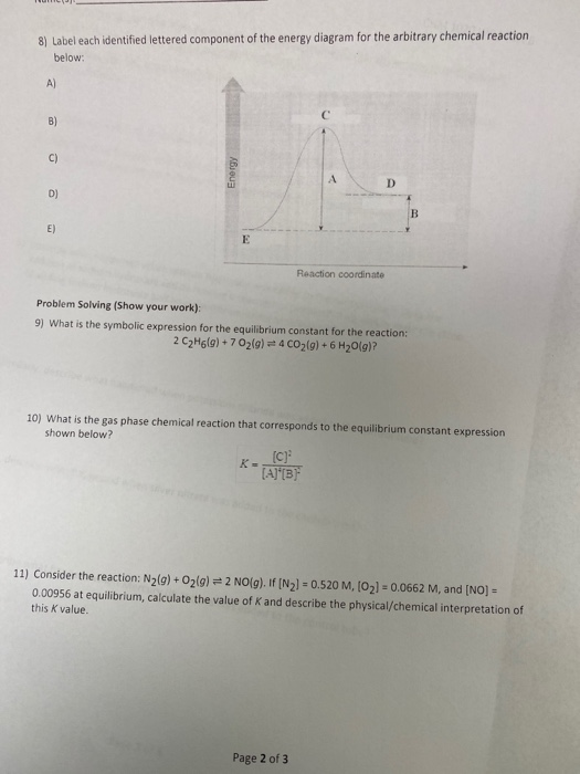 Solved 8) Label each identified lettered component of the | Chegg.com